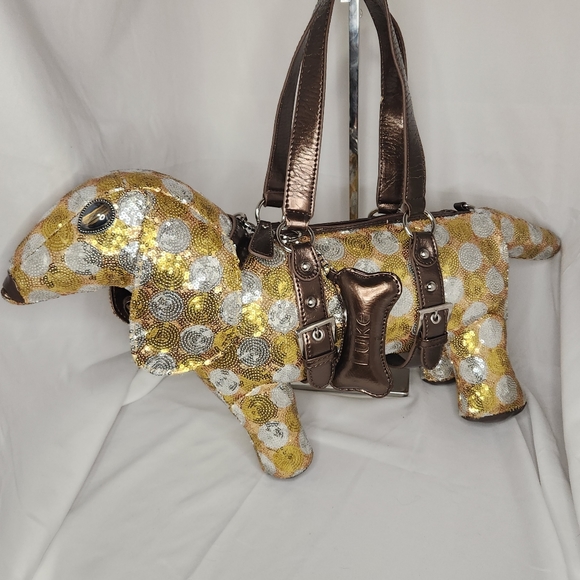 Sharif | Bags | Rare Sharif Sequin Dog Shoulder Bag Luke | Poshmark